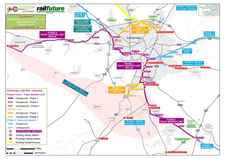 Cambridge Connect Light Rail Network | Boyton Place